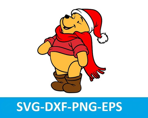 Winnie the pooh laughing in the cold svg png eps dxf | Onered