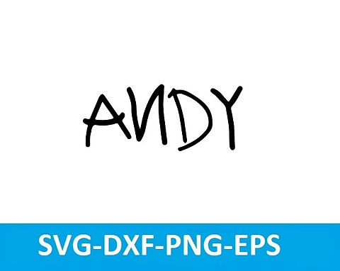 Andy Toy Story Signature