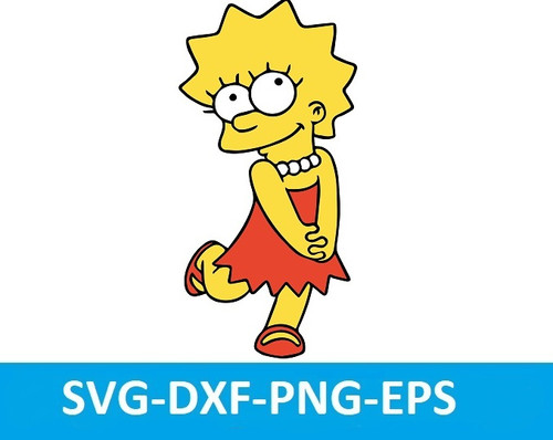 Lisa Simpson Innocence itself svg png eps dxf | Onered