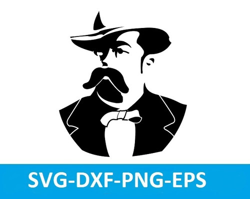 Jack Daniels founder portrait svg png eps dxf | Onered