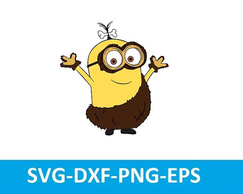 Minions as a native svg png eps dxf | Onered