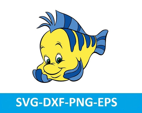 Flounder fish smiling svg png eps dxf | Onered