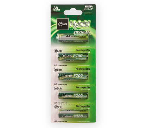 Pila Microlab recargable "AA" 2700 mAh | Casa Digital