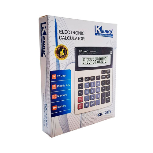 Calculadora Kenko 12 digitos KK-1200V | Casa Digital