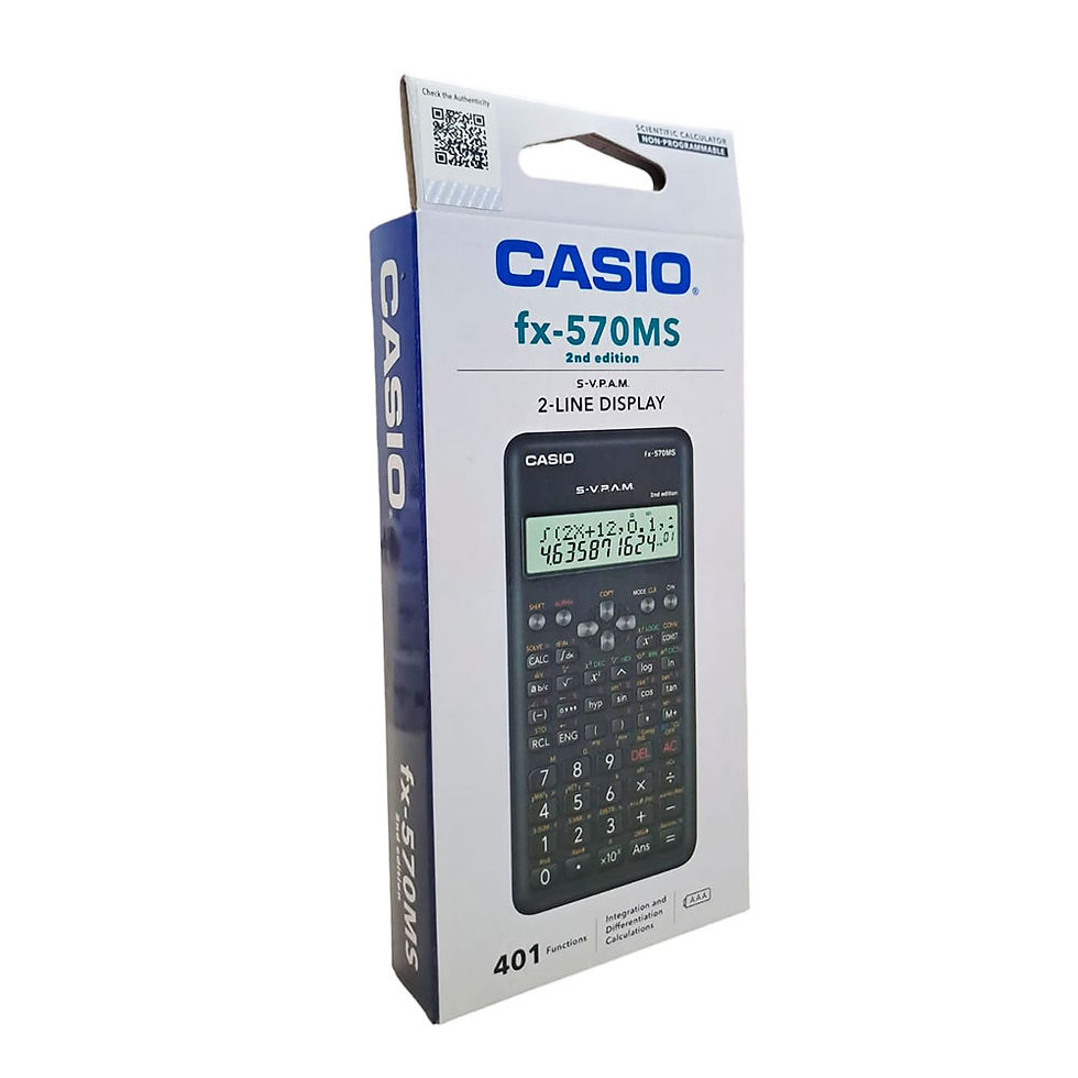 Calculadora Científica Casio Fx 570ms 401 Funciones | Casa Digital