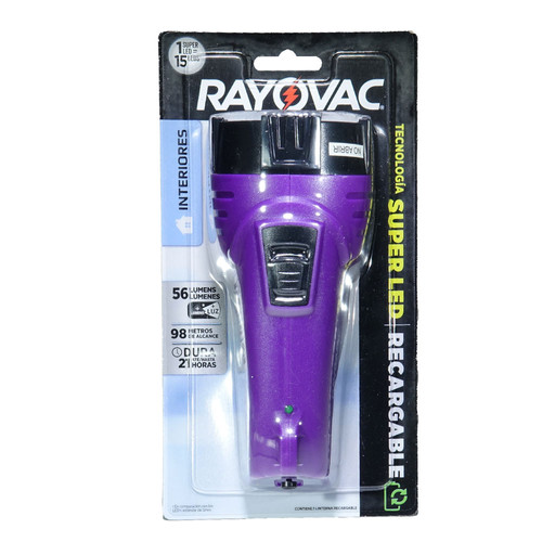 Linterna Led Recargable Rayovac 1w Super Led 56 Lumens | Casa Digital
