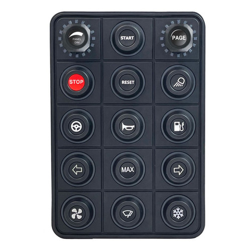 Ecumaster 13 Key Canbus Keyboard with 2 Rotary Encoders | JB Data Engineering