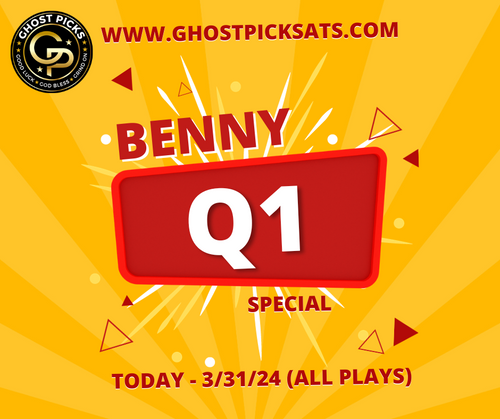 BENNY Q1 SPECIAL | Ghost Picks