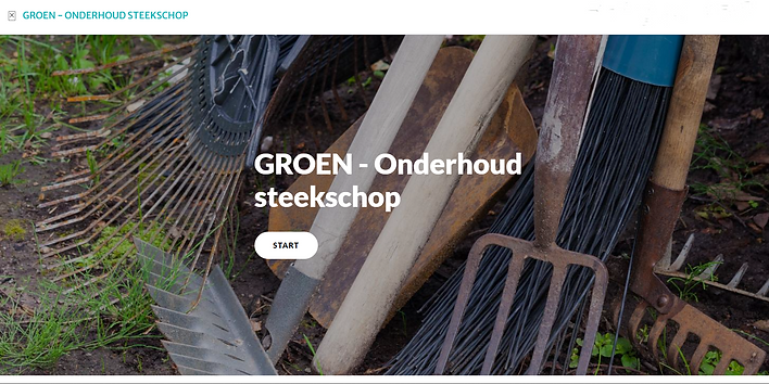 GROEN - Onderhoud steekschop