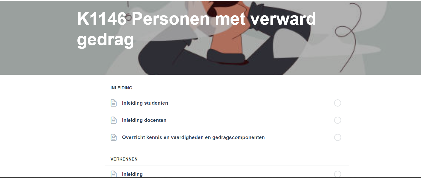 K1146 - Beroepsopdrachten Personen met verward gedrag