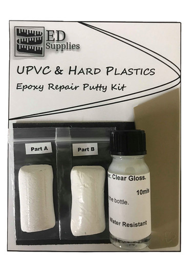 UPVC & Hard Plastic Epoxy Repair Putty Kit | EDSupplies