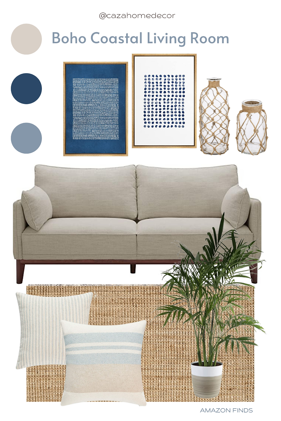 5 must-haves to create a boho-inspired coastal living room