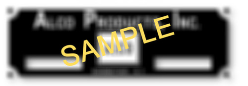 ALCO Products Builders Plate (Custom Marking) | SNERR