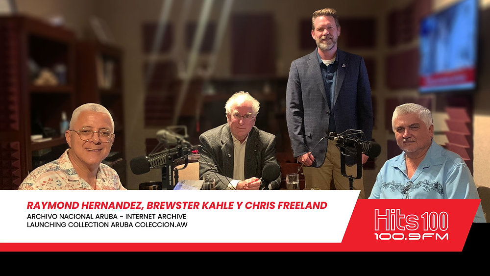 Entrevista di Dia cu Raymond Hernandez, Brewster Kahle y Chris Freeland