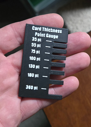 Card Thickness Point Gauge | BMC Fabrication