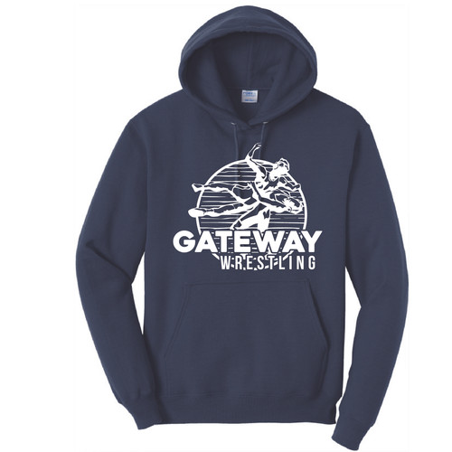 GMS Wrestling Navy Hoodie (PC78H) | Vindico Printing
