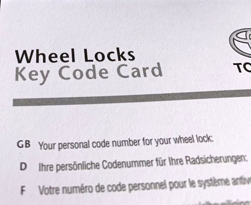 Where Can I Find My VOLVO Locking Wheel Nut/Bolt Key Security Code ...