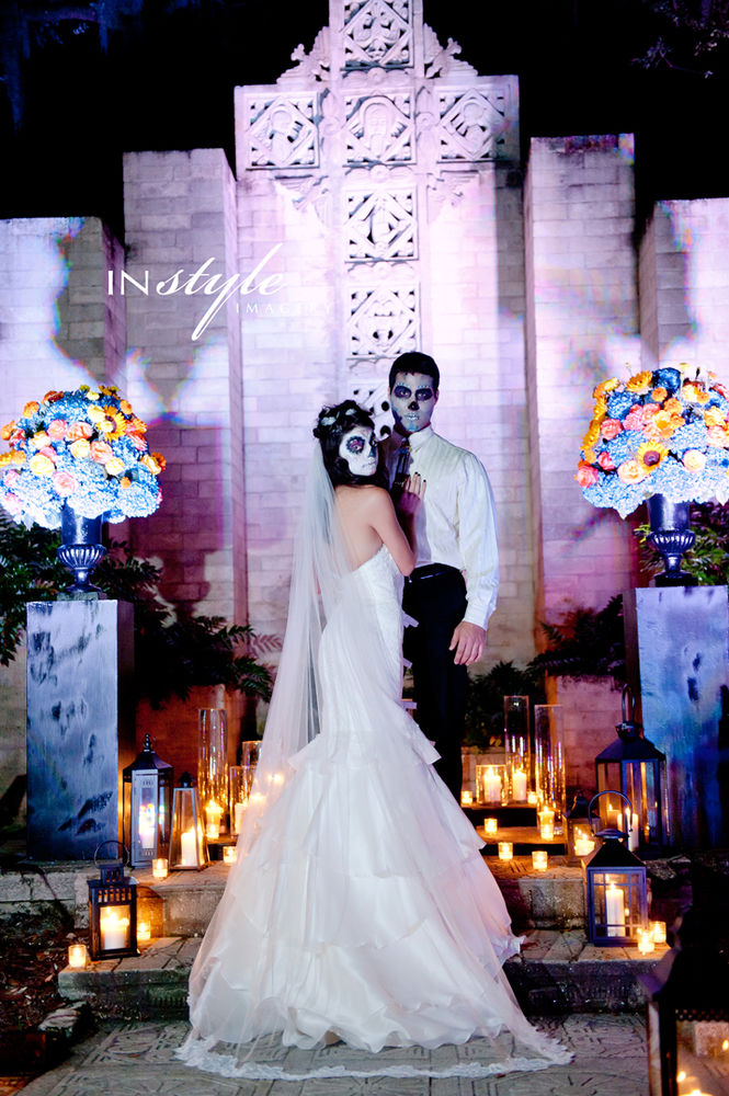 Haunted Weddings: Dia De Los Muertos Shoot