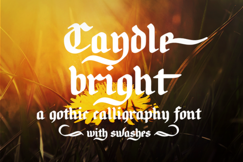 Candlebright blackletter font | Ana's fonts