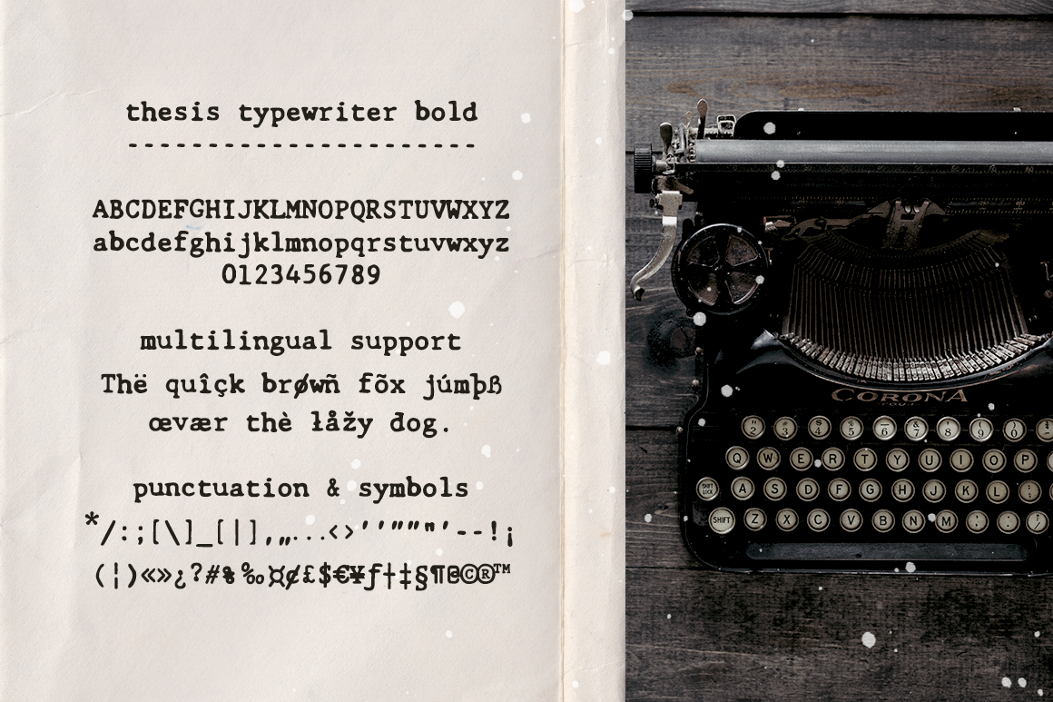 How to Make a Collage Using My New Typewriter Collection