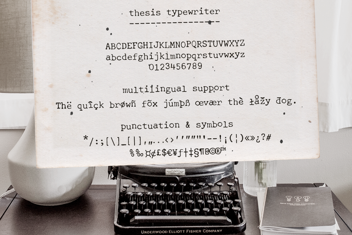 How to Make a Collage Using My New Typewriter Collection