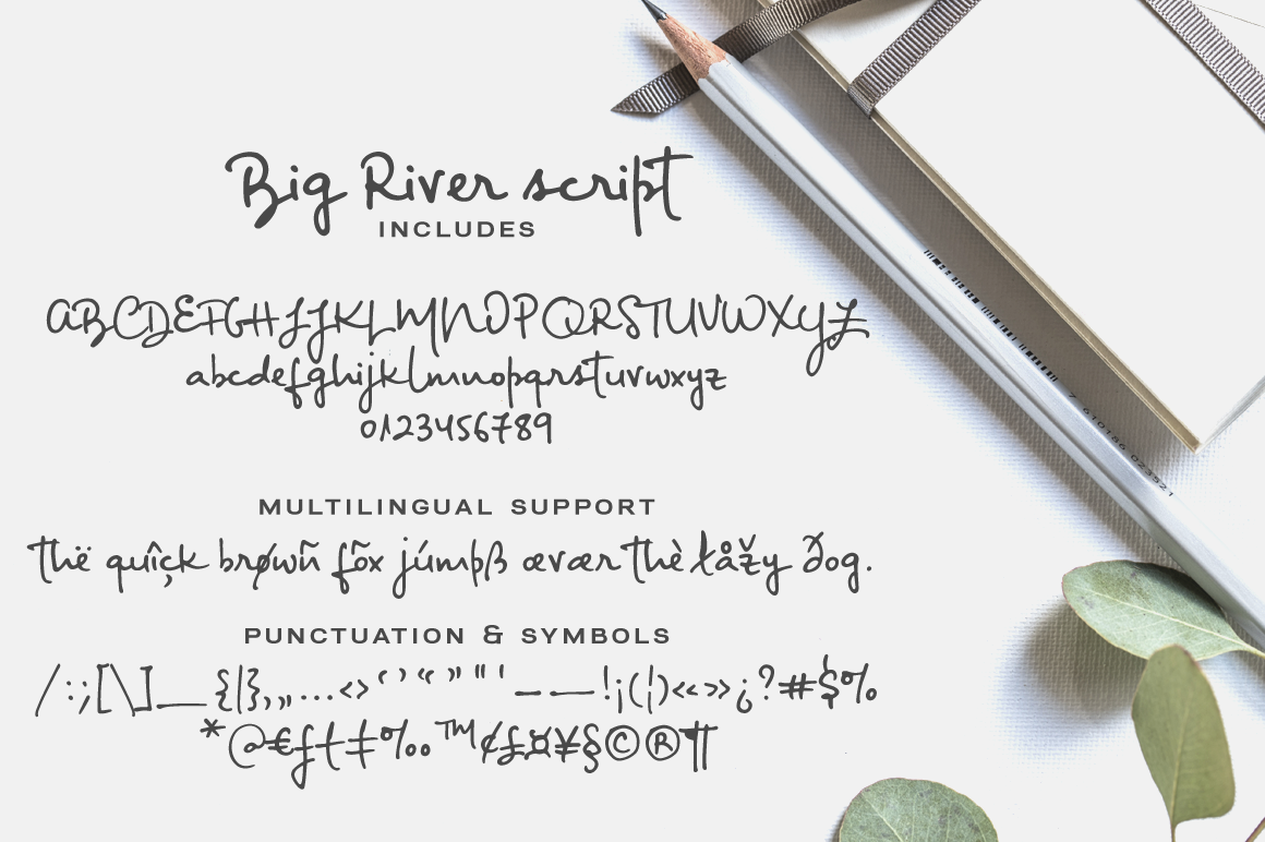 New font! Big River