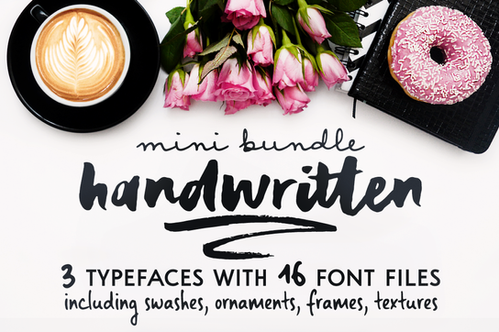 Handwritten Mini Bundle + extras! | Ana's fonts