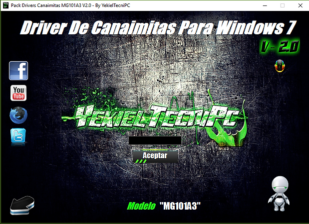 YekielTecniPC, Obten todos los driver que necesita tu canaimita