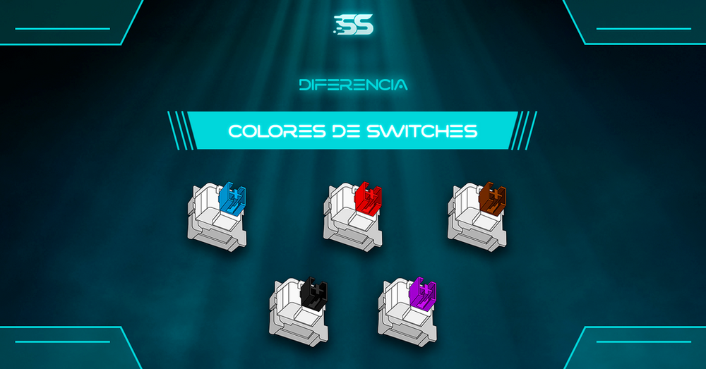 Diferencias y Beneficios de los colores de switches