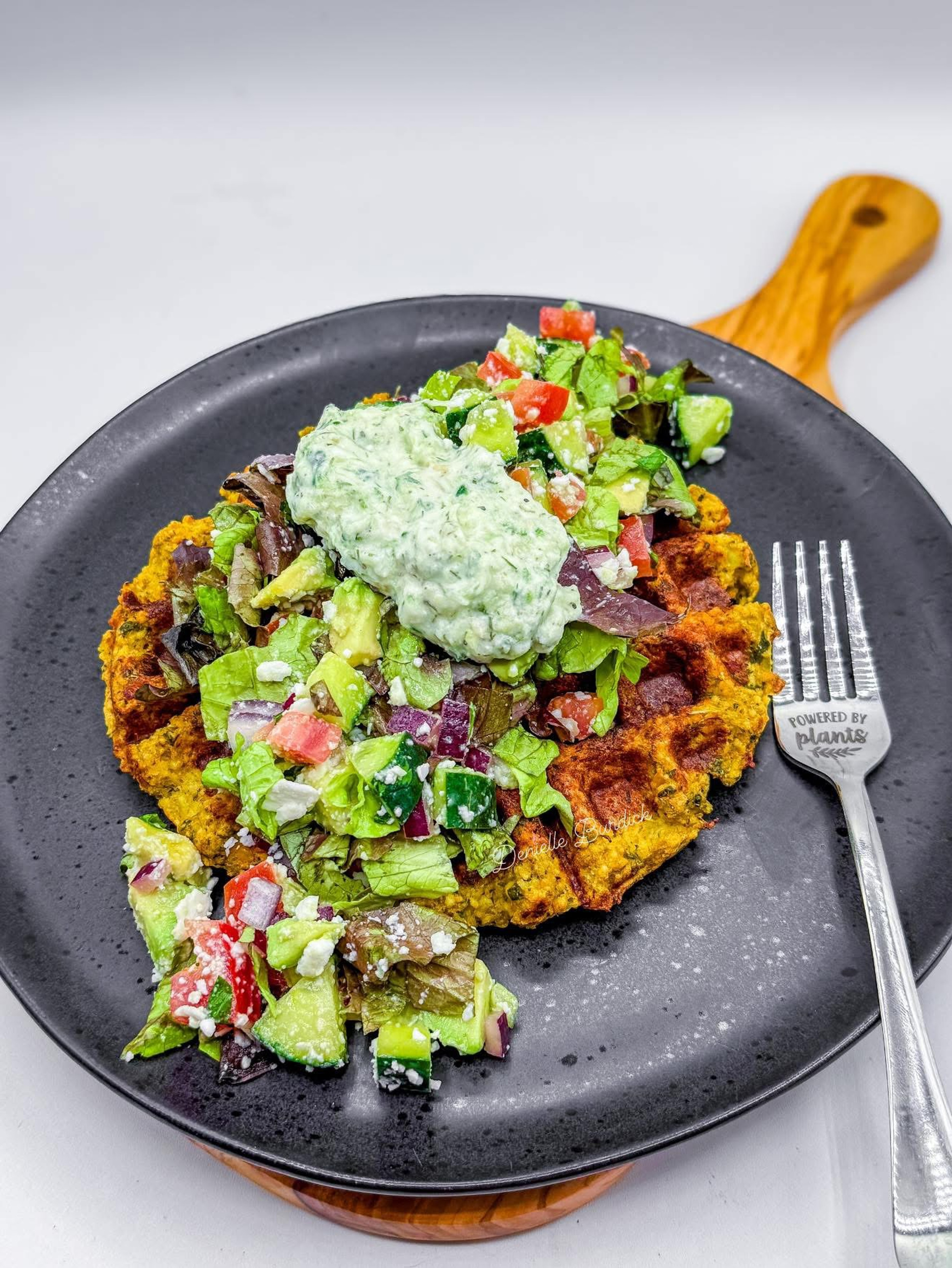 Falafel Waffle