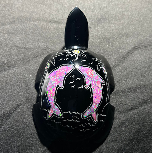 Obsidian Opal Turtle | Rosman Mineral Rocks