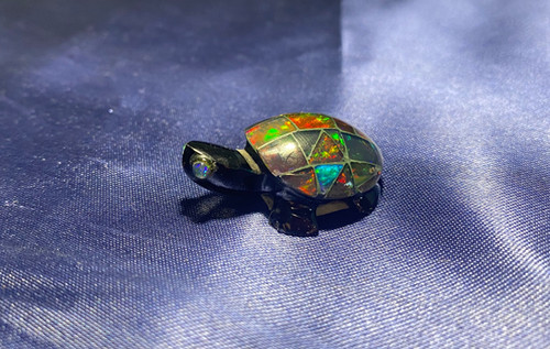 OPAL OBSIDIAN TURTLE | Rosman Mineral Rocks