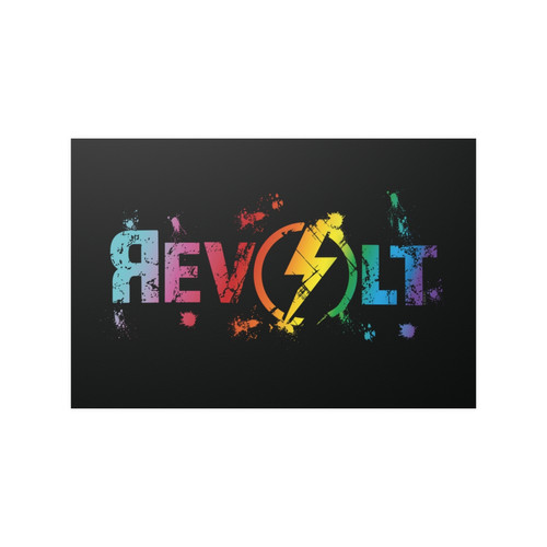 Revolt Poster | Rainbow Theory Clothing