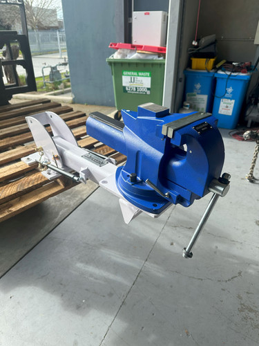 Heavy Duty Drop Down Vice Holder | RedDirt Trailers