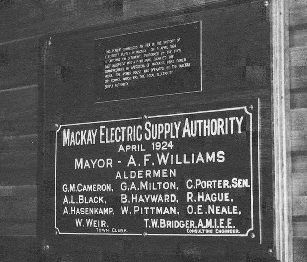 Centenary of electricity | Mackay Historical So