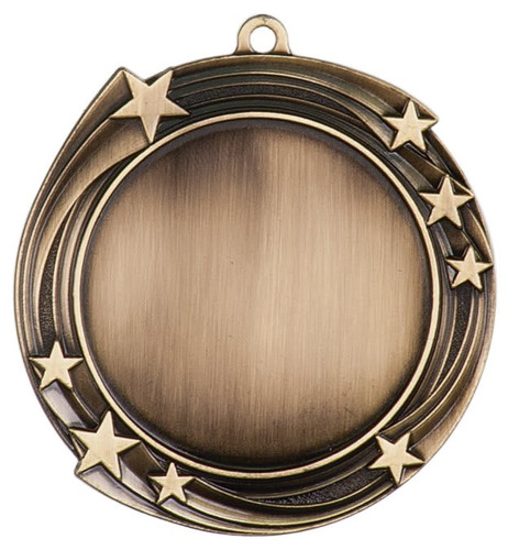 Shooting Stars Custom Insert Medal | BentonTrophy