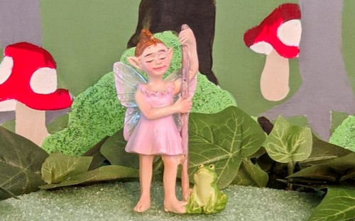 Fiddlehead Fairy Garden Tiny Mini Miniature Fairy Froggie n' Flossy ...
