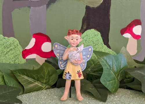 Fiddlehead Fairy Garden Tiny Mini Miniature Fairy Possum Pearl Pick ...