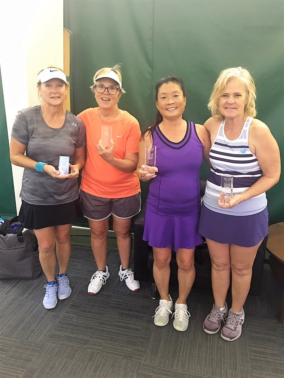 Women 3.0 Doubles Champions & Finalists
