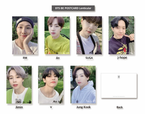 BTS POSTCARD - Lenticular Postcard - BE (Limited Ed) | London Kpop Street
