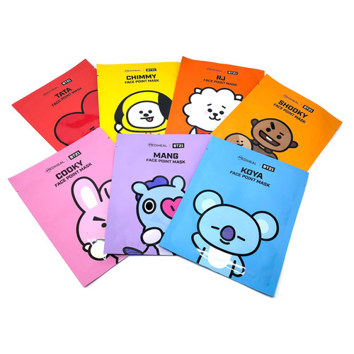 BT21 x Mediheal - Face Point Mask | London Kpop Street