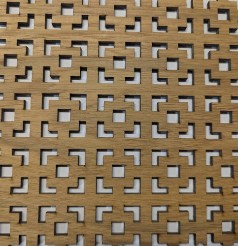 Dakota Oak Veneered Mdf Grile Decorative Screening Panel Size 1800mm x ...