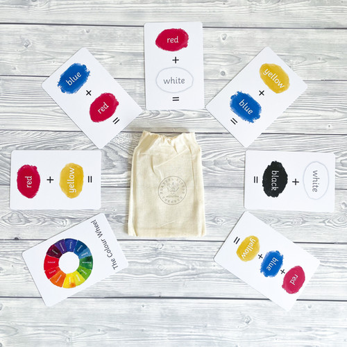Colour Mixing Flashcards | Curious Littles Play