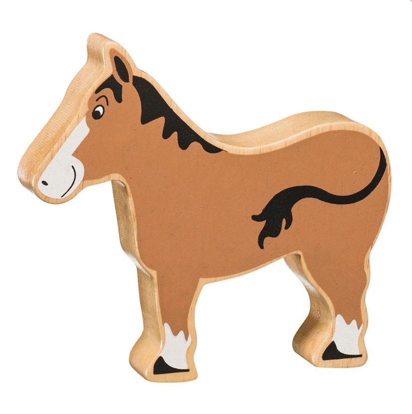 Lanka Kade Natural Brown Horse | Curious Littles Play