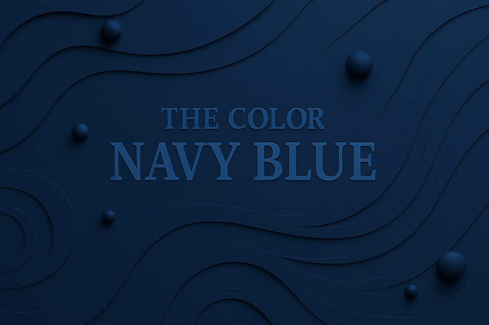 Navy Blue: Everything to Know About the Color Navy Blue