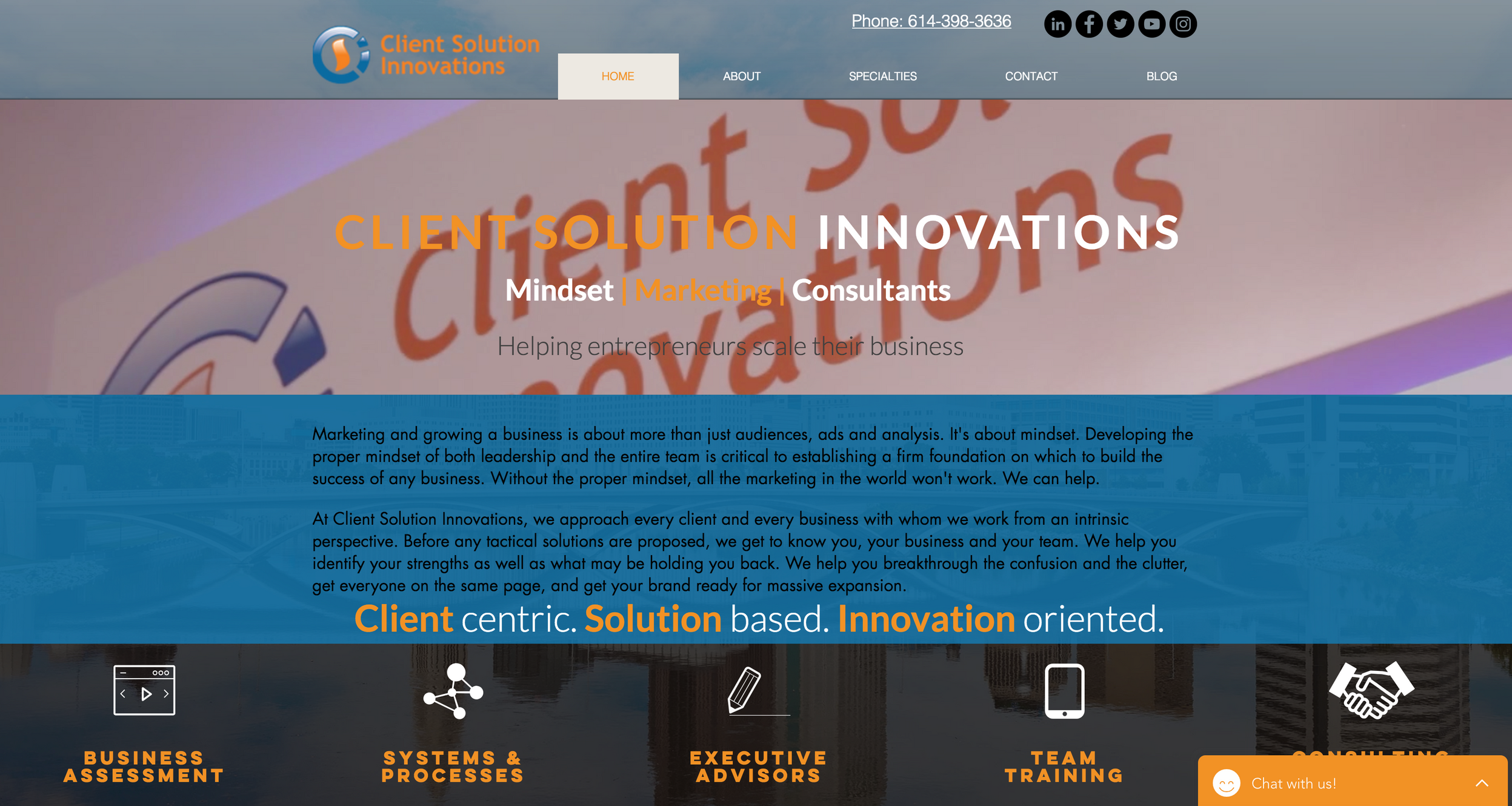 Client Solution Innovations | Website Design | Marketing