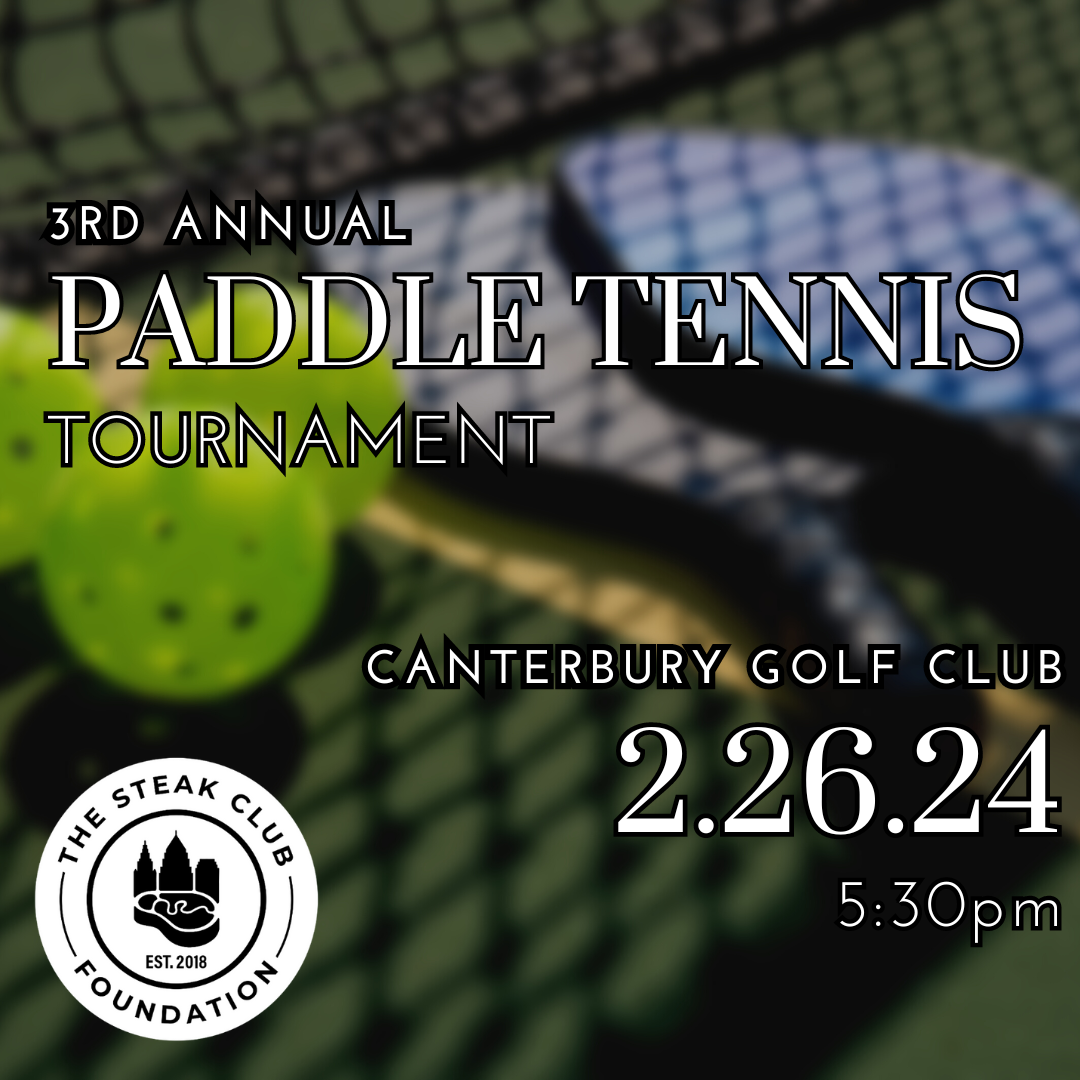 3rd Annual Paddle Tennis Tournament | The Steak Club