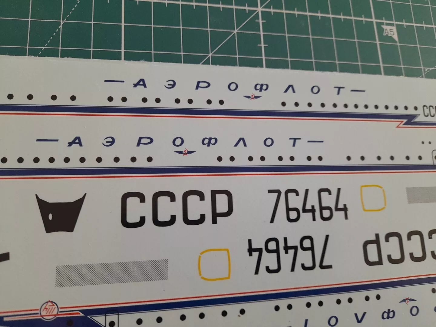 1:200 Aircraft Plane Decals Tupolev TU-114 AEROFLOT | REVOLUTION MODELS