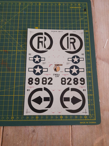 B29 Enola gay decal sheet NEW | REVOLUTION MODELS