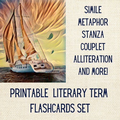 Hearth & Story Literary Term Flashcards | Hearth & Story